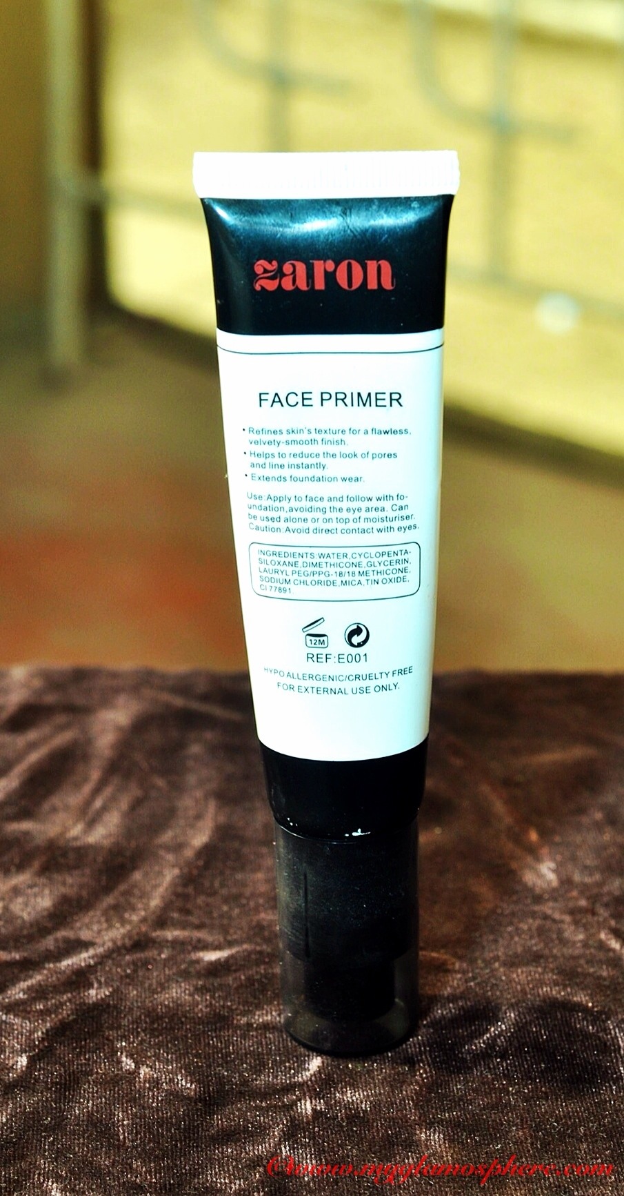 Product Review : Zaron Face Primer - Glam O' Sphere