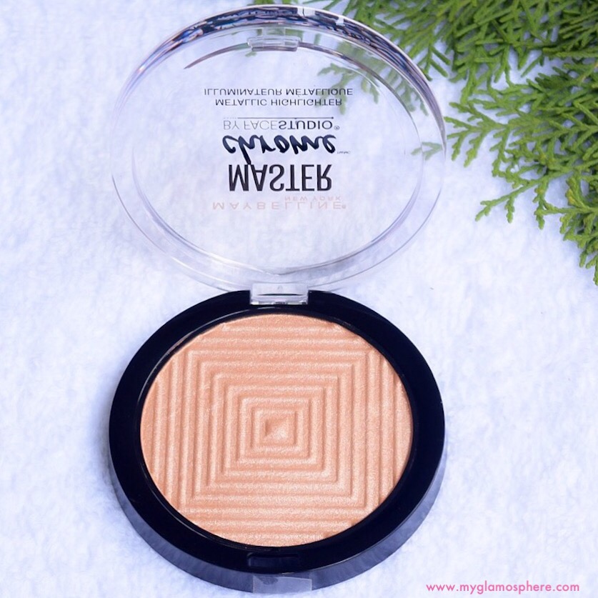 Maybelline Master Chrome Metallic Highlighter in Molten Gold - Review ...