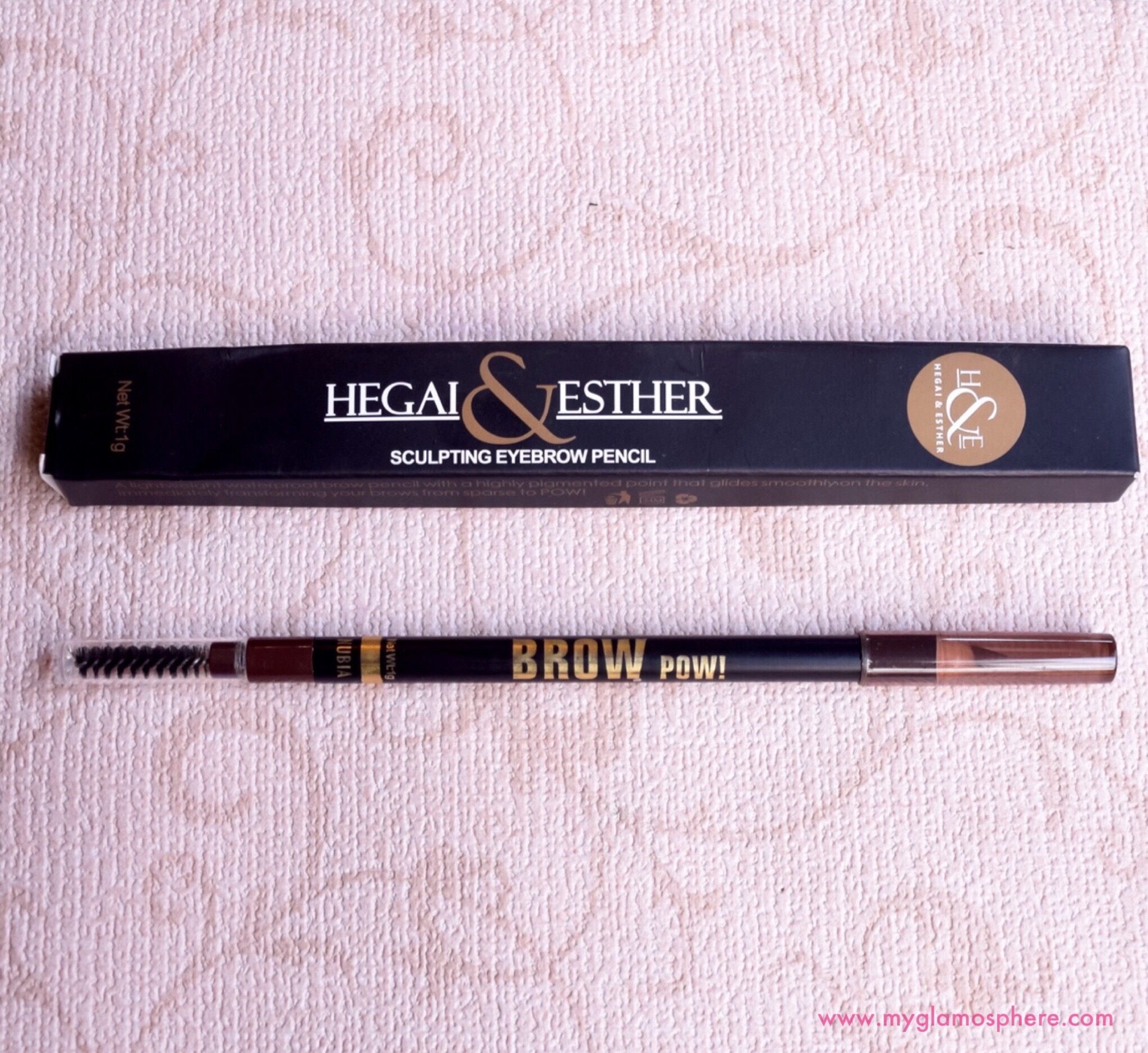 Hegai & Esther Eyebrow Pencil & Eyeliner - Review, Swatches & Demo ...